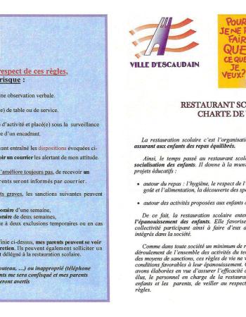Informations, inscriptions et réservations au restaurant scolaire ...
